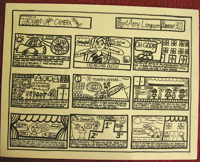 Coonley Art Studio: The finished Autobiographical Comic Strips