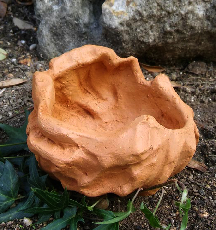 La Luna de Barro: Macetas en barro natural