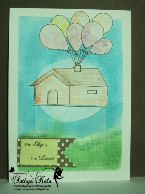 Paperie Expressions: Pixar's "UP" inspired CAS card