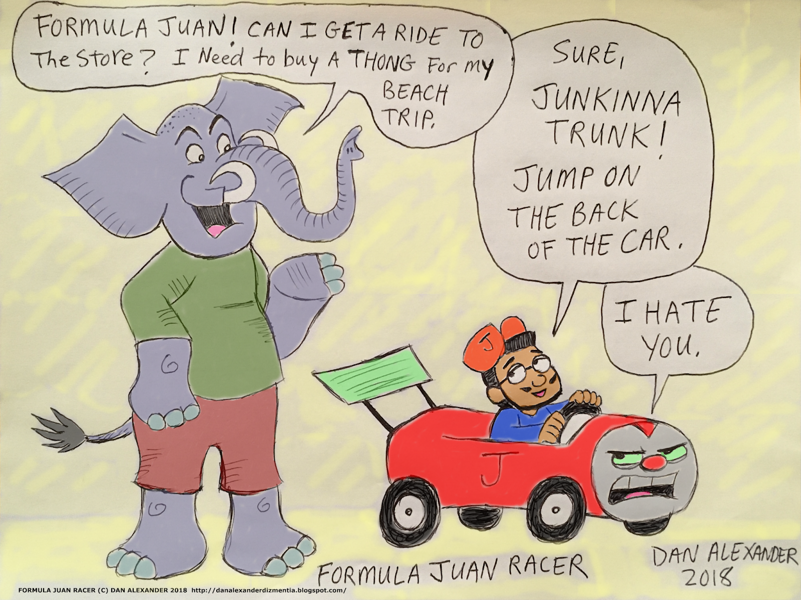 Dan Alexander Dizmentia: Formula Juan Racer