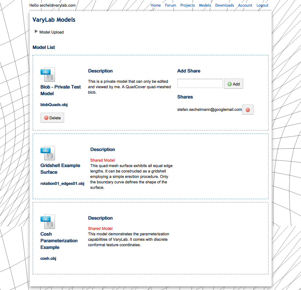 Varylab Discrete Surface Optimization Varylab Cloud Models