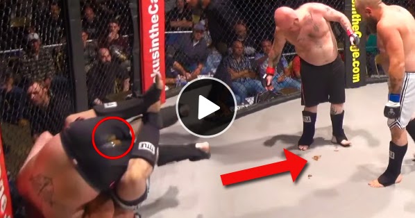 An Embarrassing Moment of an MMA Fighter Who Poops in the Ring