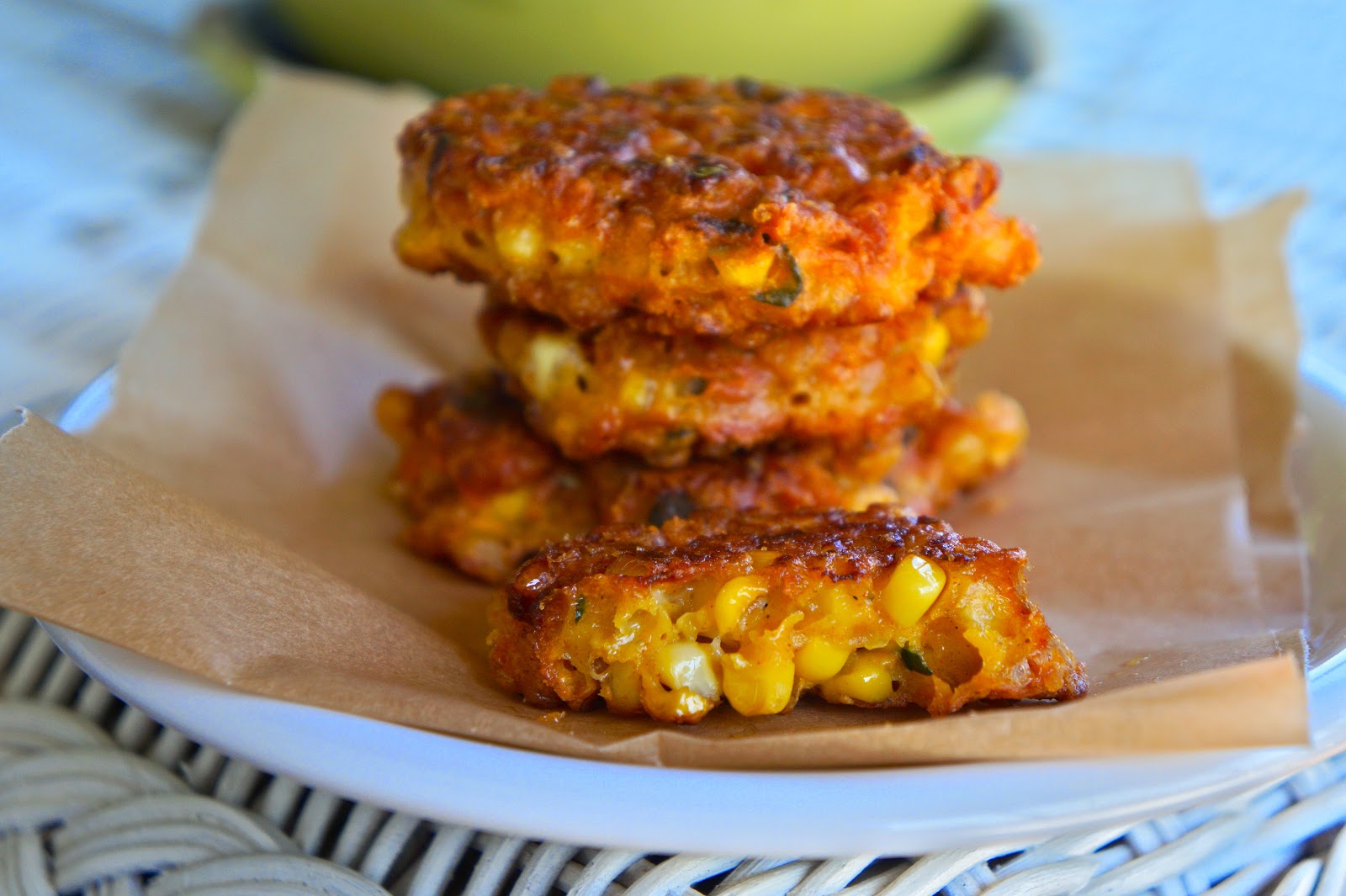 corn and cheese fritter