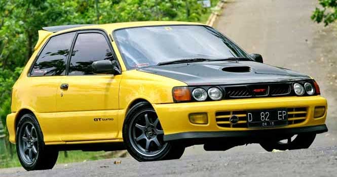 Modifikasi Mobil Toyota Starlet Jadul dengan Gaya Kekinian - Teknik ...
