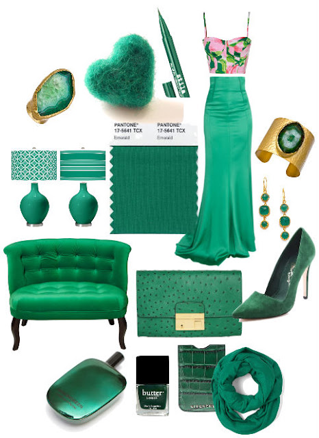 Blossom Everyday: emerald . pantone 17-5641