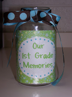 Funky First Grade Fun: Memory Jar