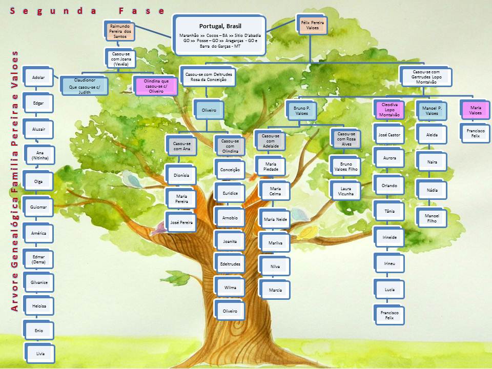 árvore Genealógica Da Família Pereira - RETOEDU