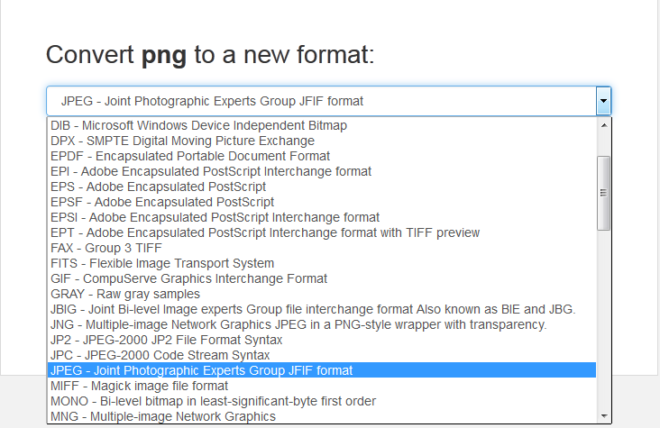 image converter: How to convert an image to Jpeg or Gif