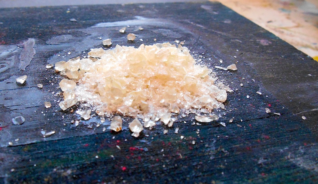 Art & Encaustique: La résine dammar #1