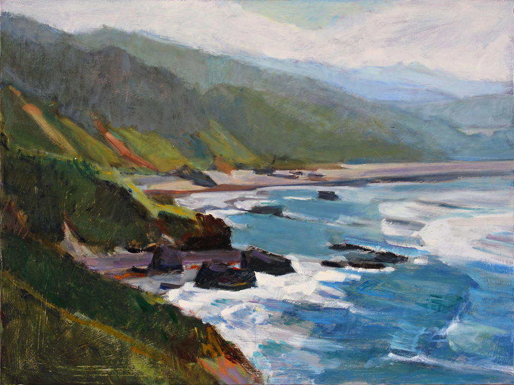 Gretchen Hancock's Paintings: Oregon Coast in show