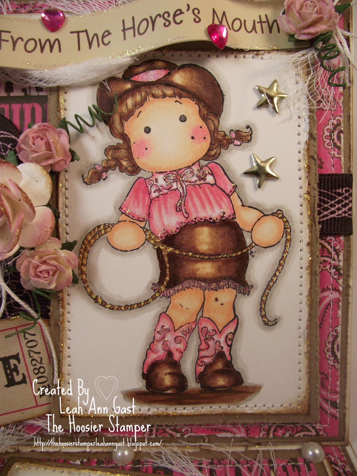 Handmade OOAK Cards by The Hoosier Stamper: Magnolia's Cowgirl Tilda ...