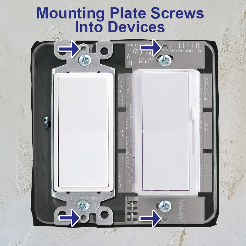 Kyle Switch Plates: Mounting a Screwless Switch Plate - Your Step by ...