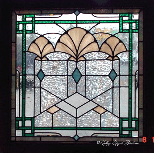 Boehm Stained Glass Blog: Art Deco stained glass window