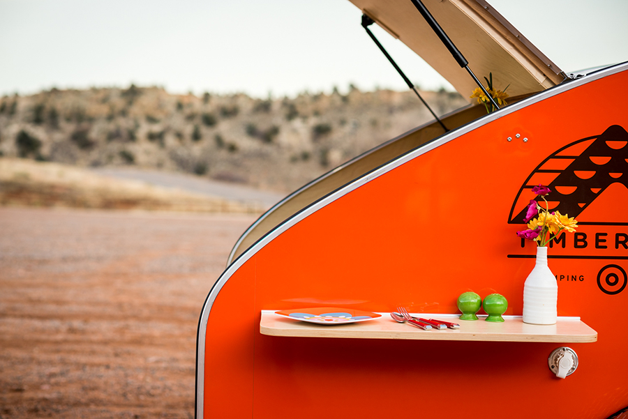 Tiny Yellow Teardrop: Featured Teardrop: Timberleaf Trailers
