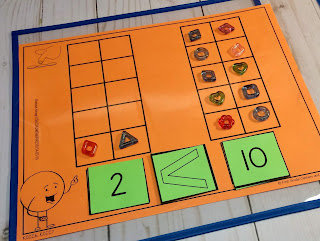 Guided Math Mats for Kindergarten - First Grade Centers and More