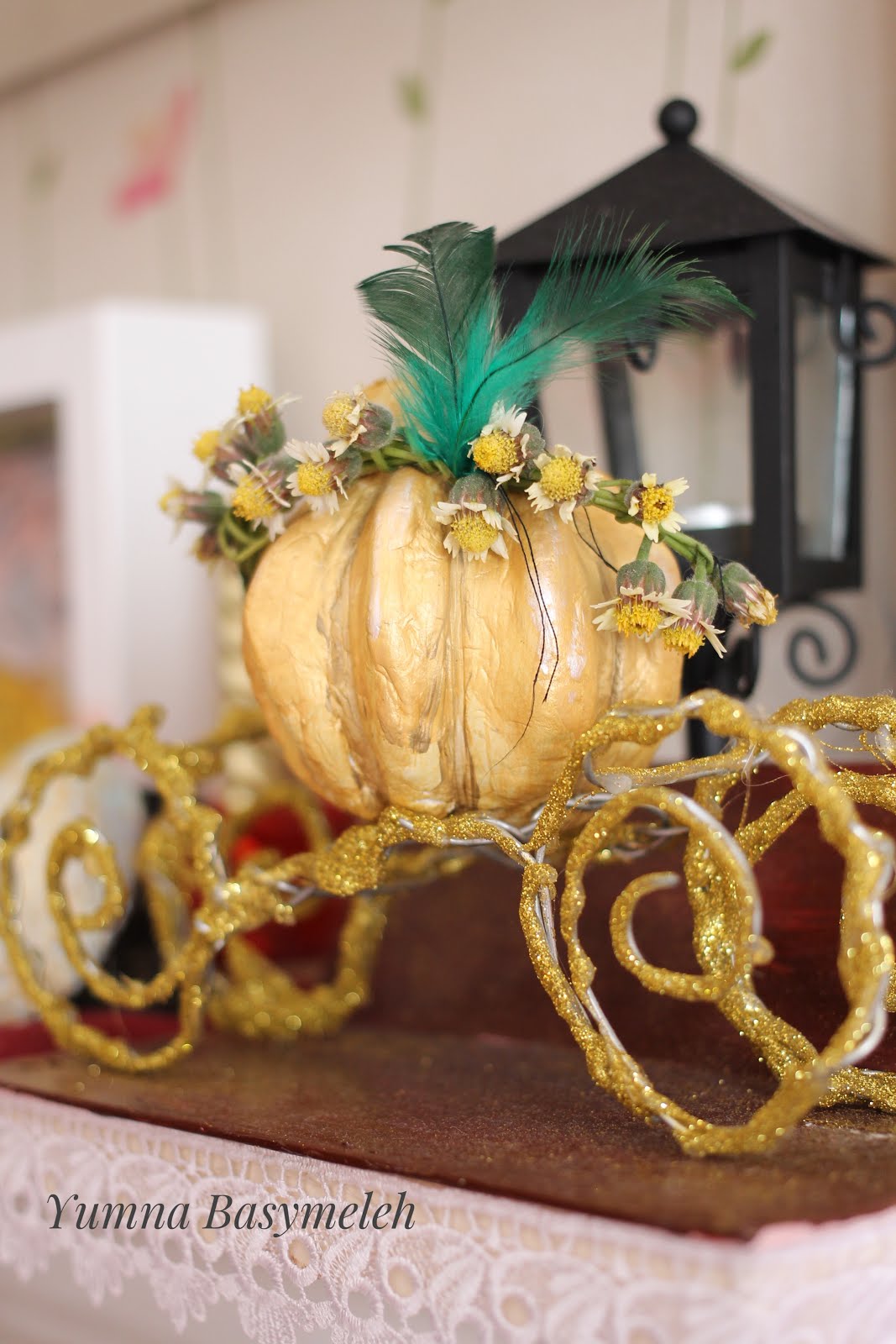D.I.Y Golden Pumpkin Carriage Clay, cara membuat kereta labu emas ...