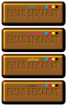 Warna Emas Pecah Warna CMYK Dengan Cannel Mixer Pada CorelDRAW ...