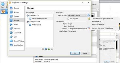 My Virtual Life: Andy's Ham Version 20 VM Installation