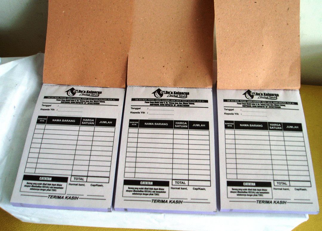 JAYA PRINT: Cetak Nota Rangkap Murah Di Semarang