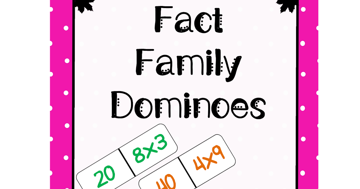 Smiths On the Coast: Multiplication and Division Dominoes