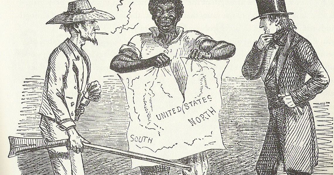 States Rights Political Cartoon Civil War