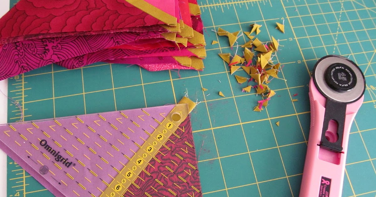 Exuberant Color : Trimming and sewing............