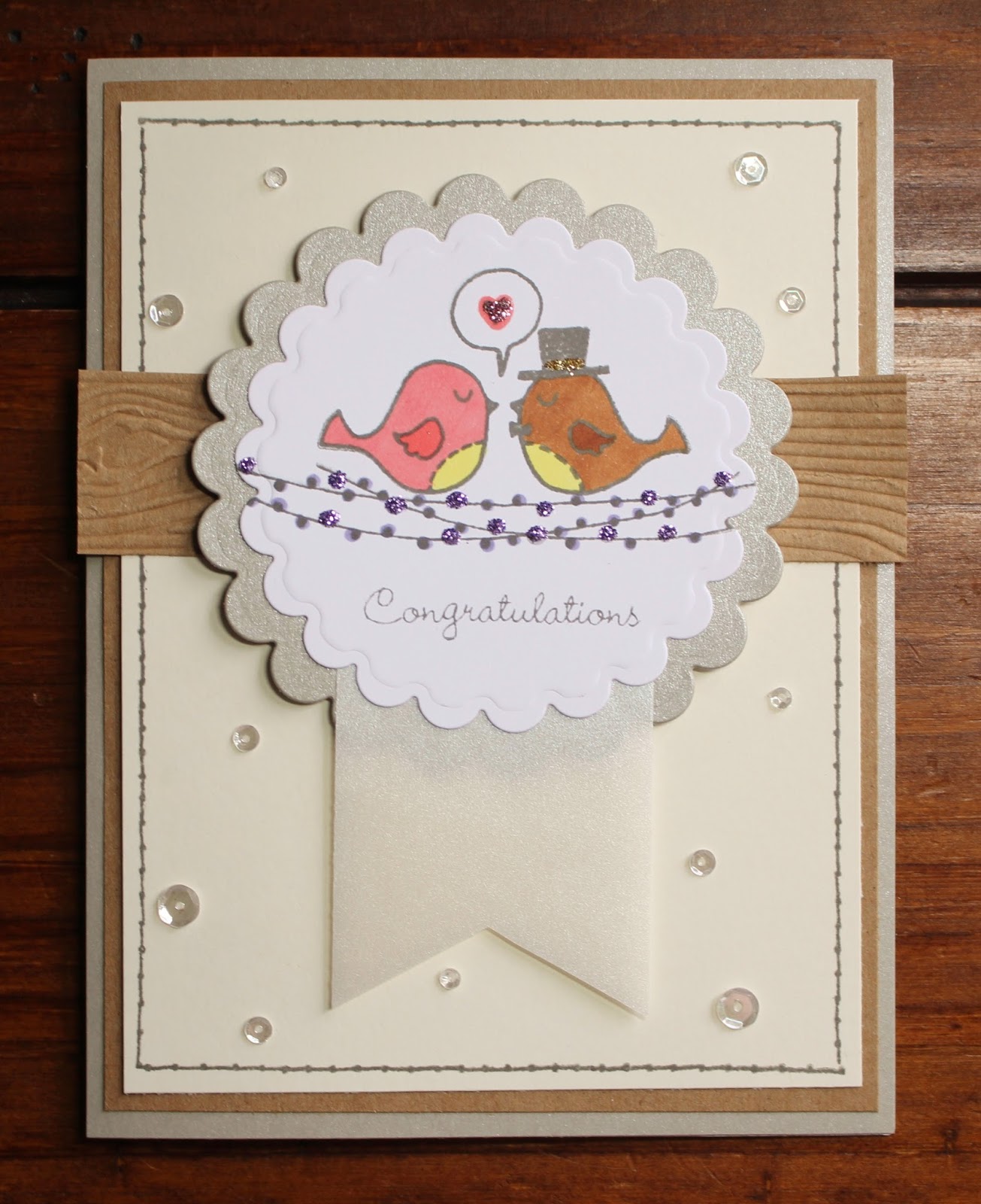 Tania's Paper Trails: Barn-Themed Wedding Card