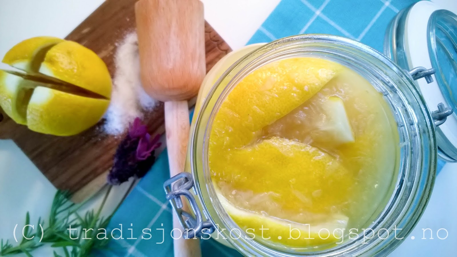 Tradisjonskost: Melkesyregjærede Salte Sitroner - Preserved Lemons!