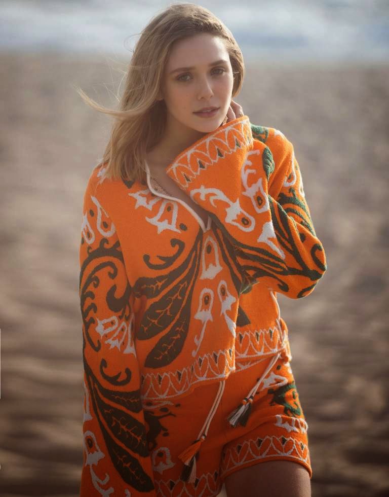 Elizabeth Olsen - The Edit Magazine April 2015 | Fashion Magazine