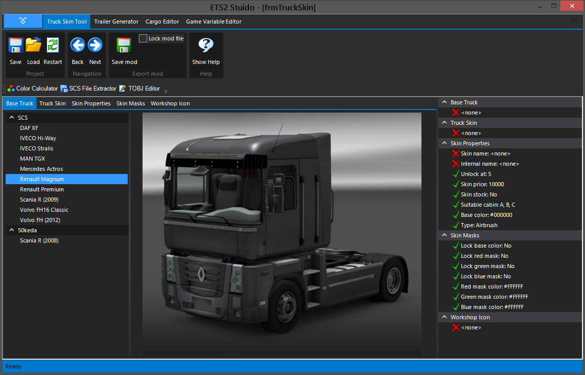 ETS2 Studio: New version (0.5.6) is out, and a little teaser (0.6)...