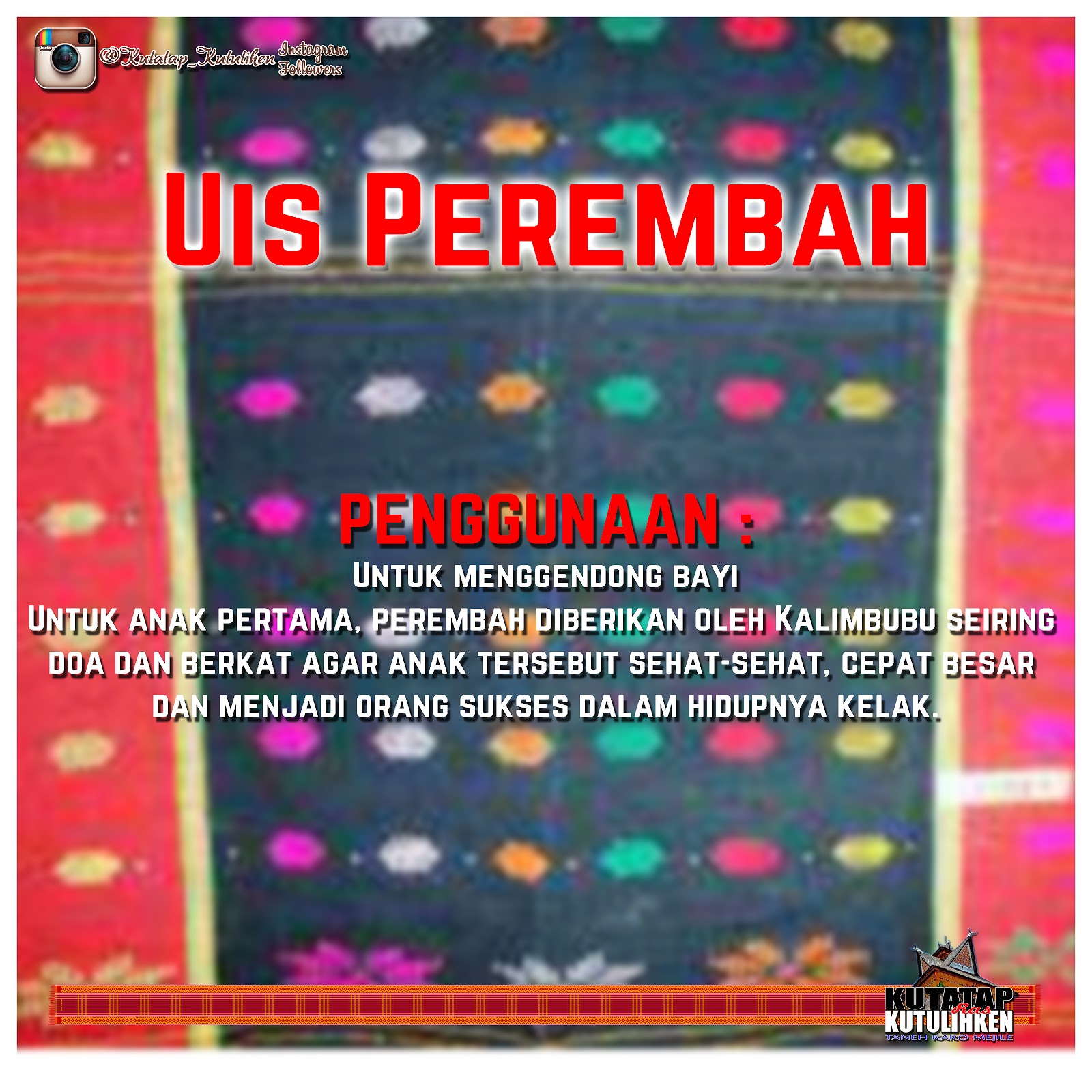 Uis Gara / Uis Adat Karo