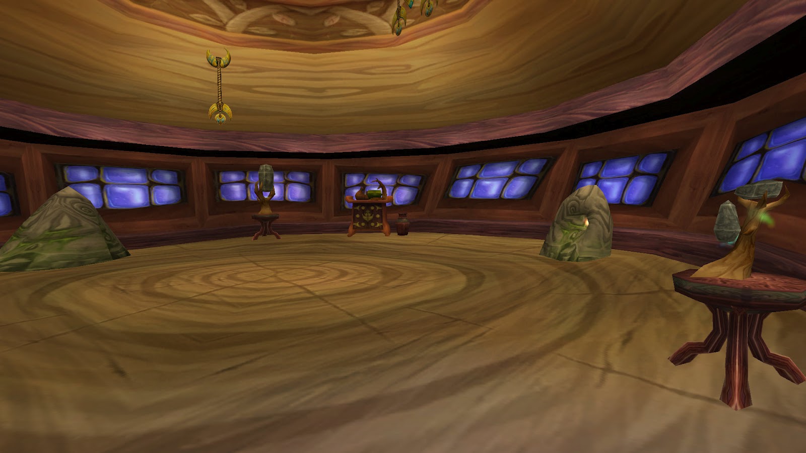 red cow rise: Dollhouse: Green Grass, Purple Shade