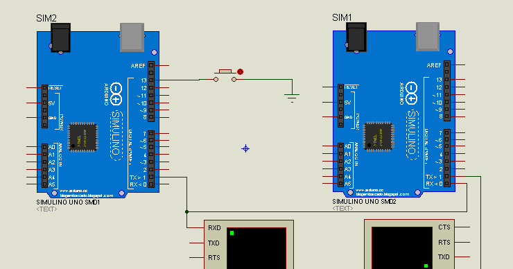 Send Message Between Two Arduinos Use Serial Communication