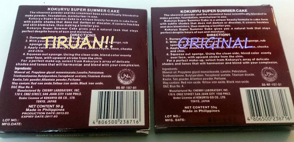 ruzimah abadie.....pape je.: bedak arab kokuryu super summercake(50g)