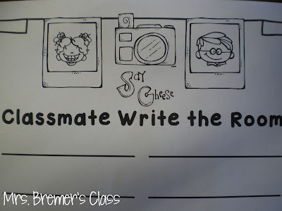 Classmate Write the Room and More Literacy Centers | Mrs. Bremer's Class