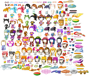 Fantage Cupcake and Cookies: All Fantage Items ( 2007 - 2010 )