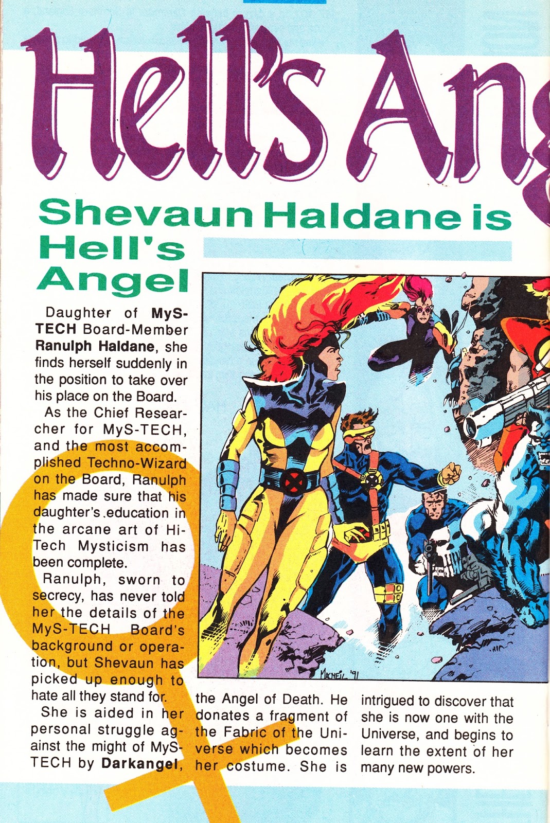 STARLOGGED - GEEK MEDIA AGAIN: MARVEL UK HANDBOOK: HELL'S ANGEL (Marvel UK)