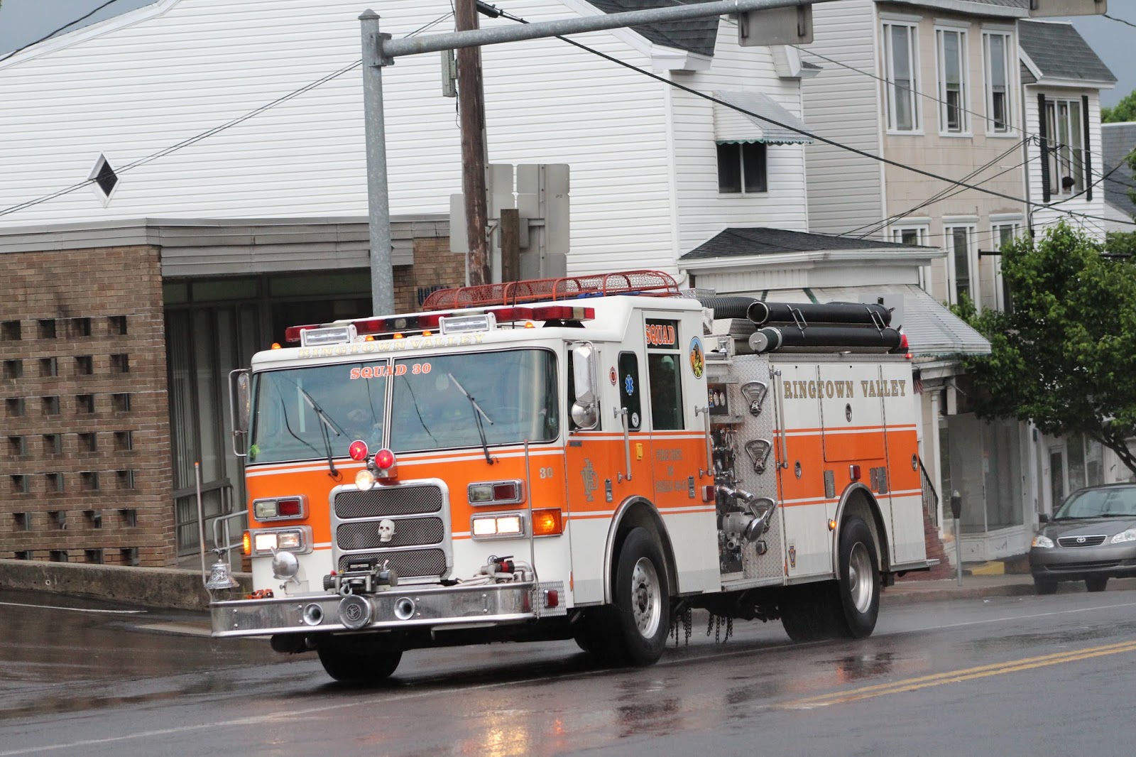 Friendship Fire Company Kicks Off Block Party with Fire Truck Parade
