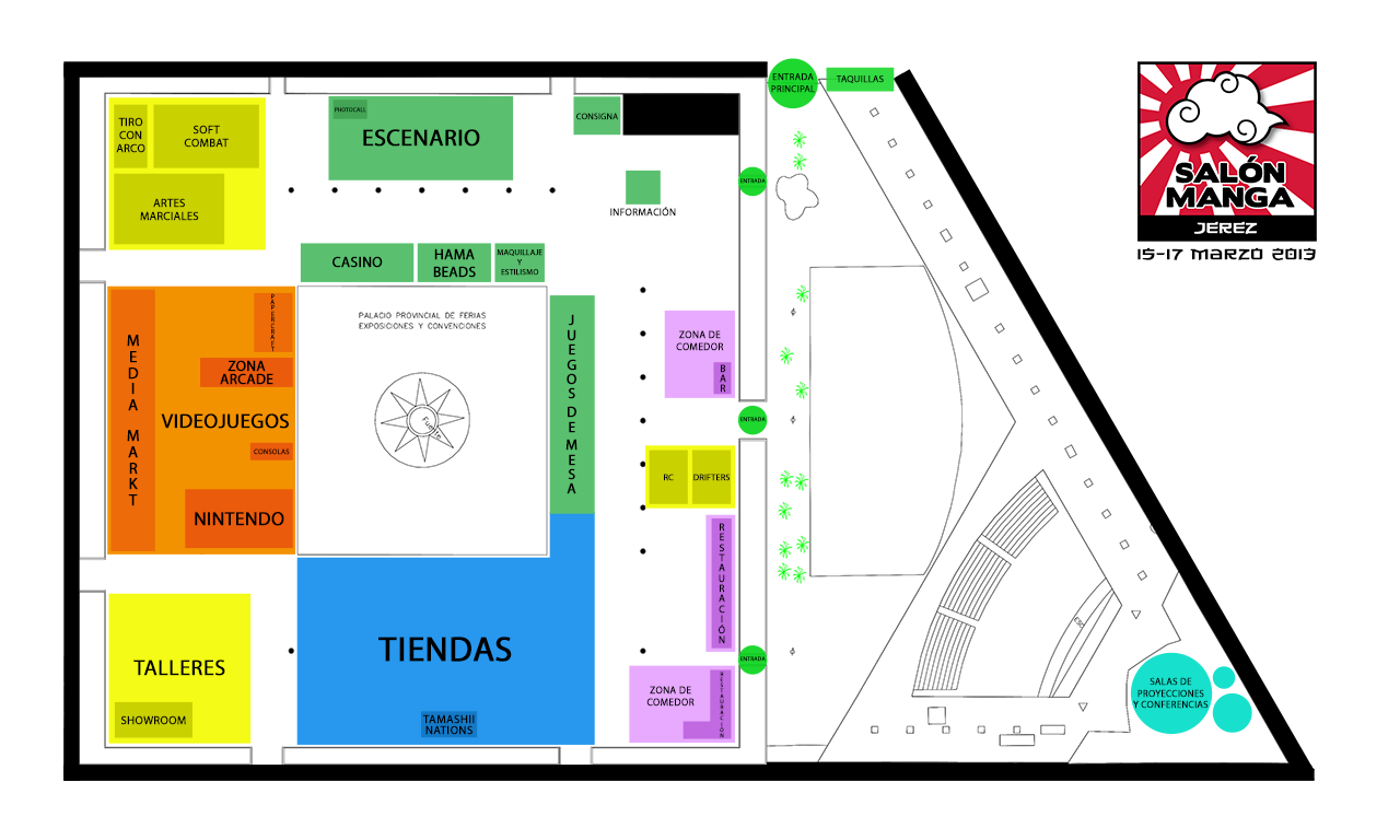 Frikaditas Gaditanas: Mapa del Salón