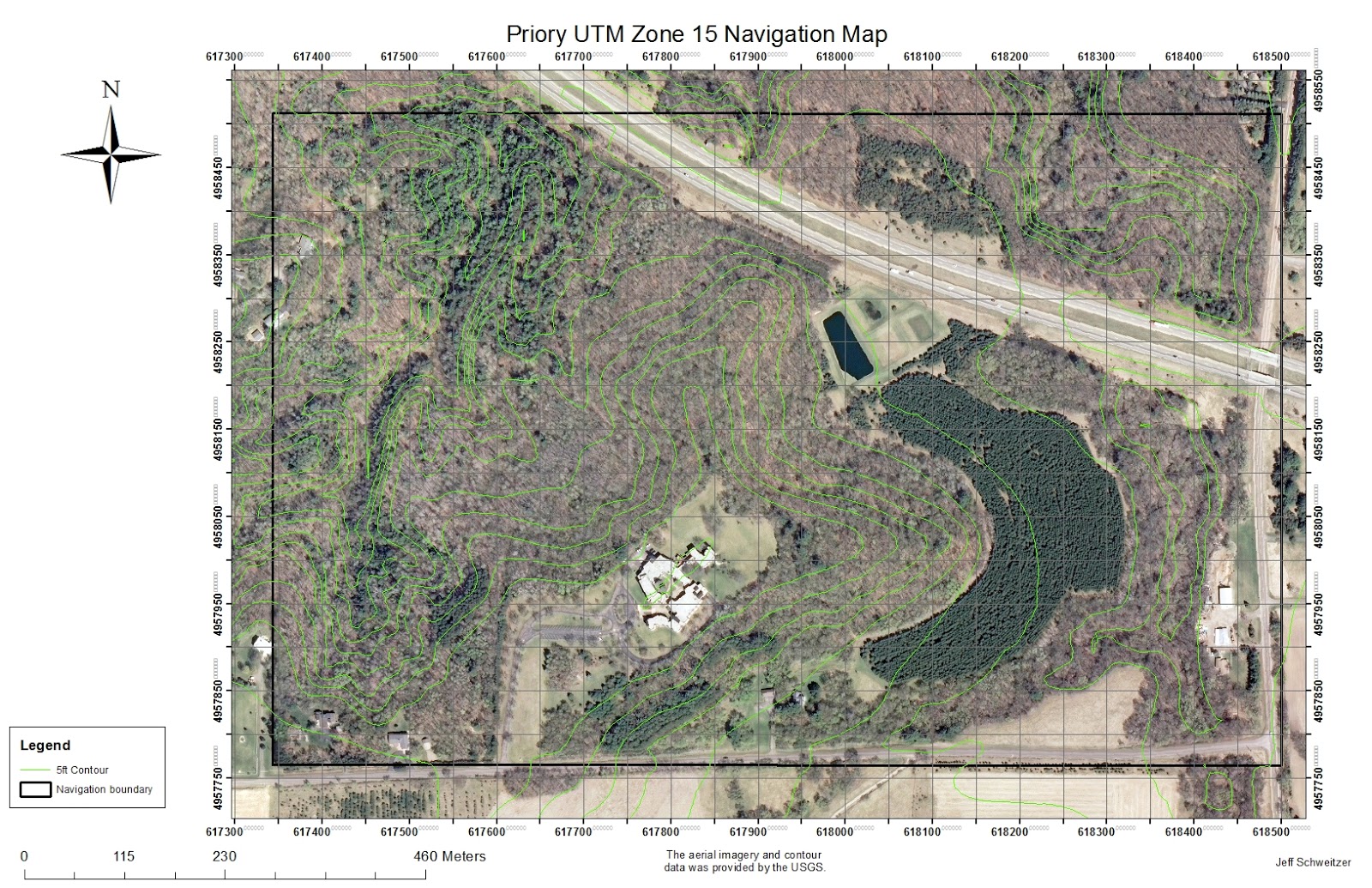 Geospatial Field Methods: Creation of Priory Navigation Maps
