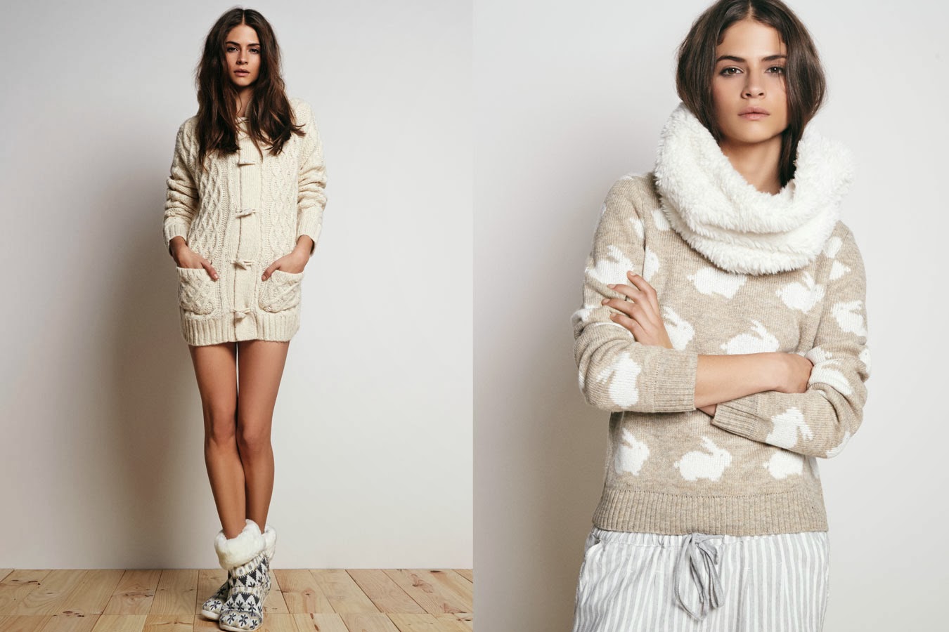 A girl's dream: Oysho - Lookbook Snow Pyjamas