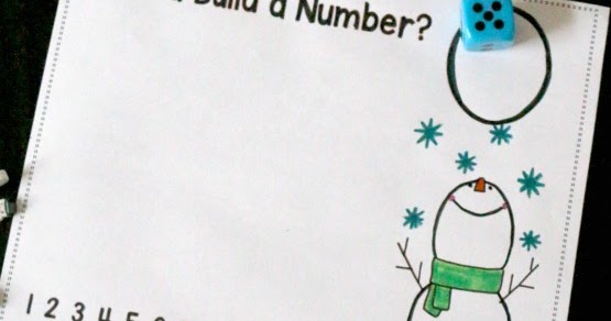 Number Sense with Snowman Mini Erasers | School Time Snippets