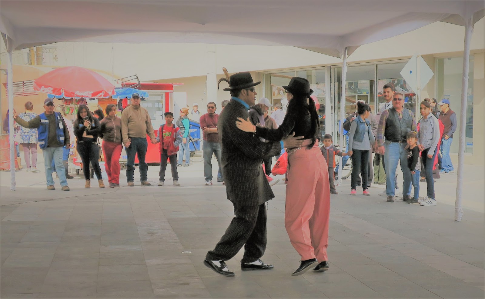 Living Rootless: Juárez: Fourth Date: Dancers and Photographers