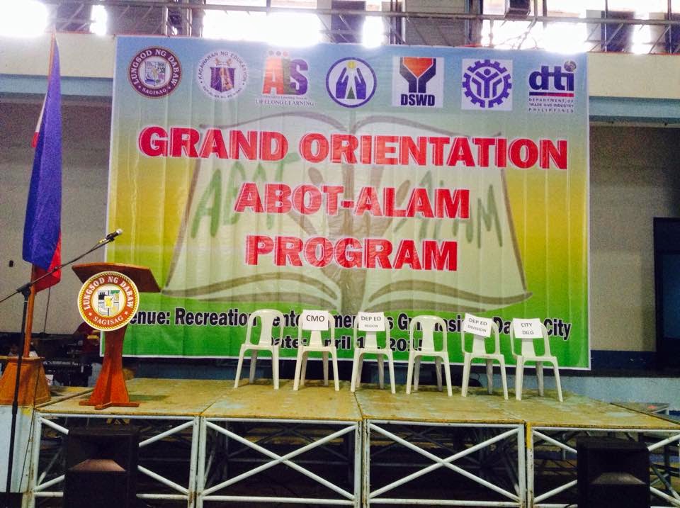 Mabel Sunga Acosta: THIS IS IT! Abot Alam Grand Orientation Program