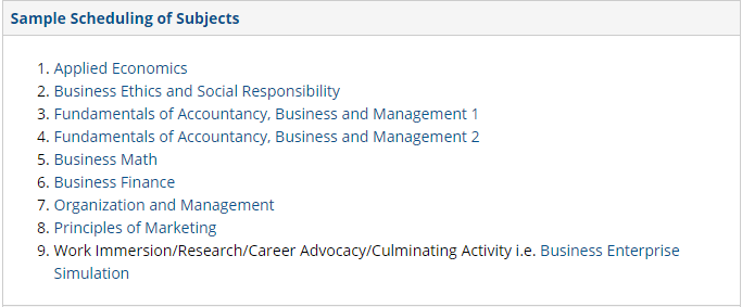 Accountancy, Business and Management (ABM) Strand - K-12 General Info ... Accountancy, Business and Management (ABM) Strand - K-12 General Info ...