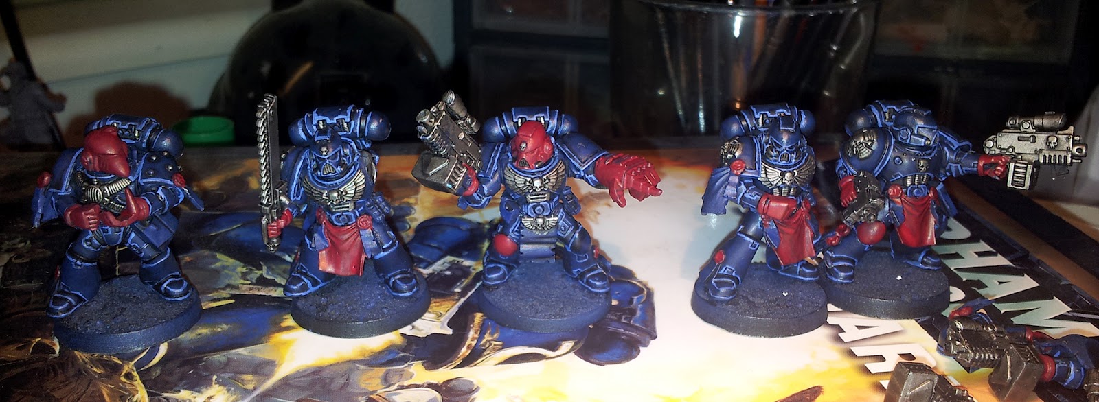 Dorn's Arrow: Crimson Fists - Sternguard Veterans - Bravo Squad