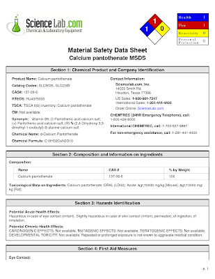 Dokumen Material Safety Data Sheet (MSDS) ~ Evasheee