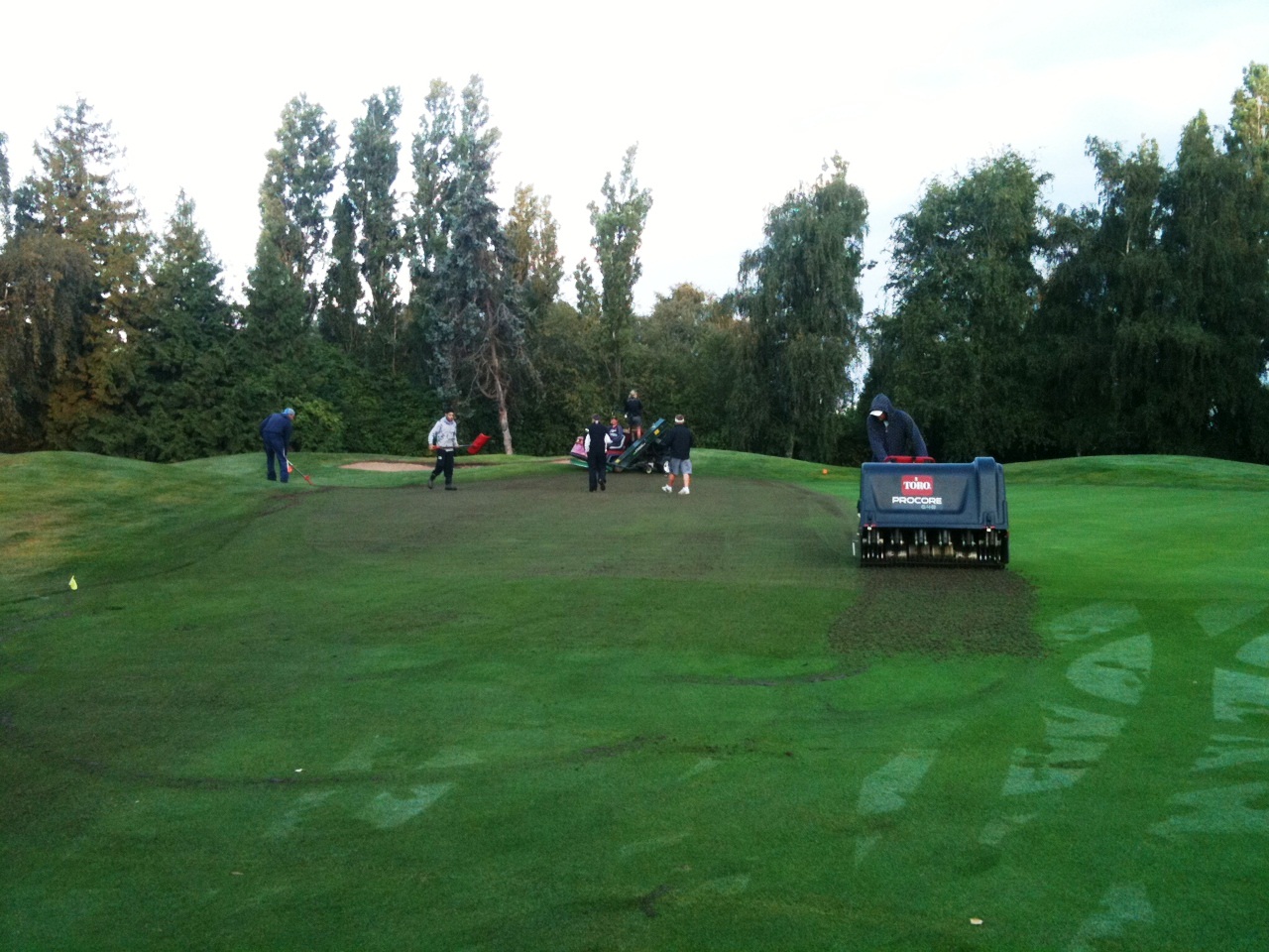 Quilchena Golf Club Turf Care: Aeration Recap