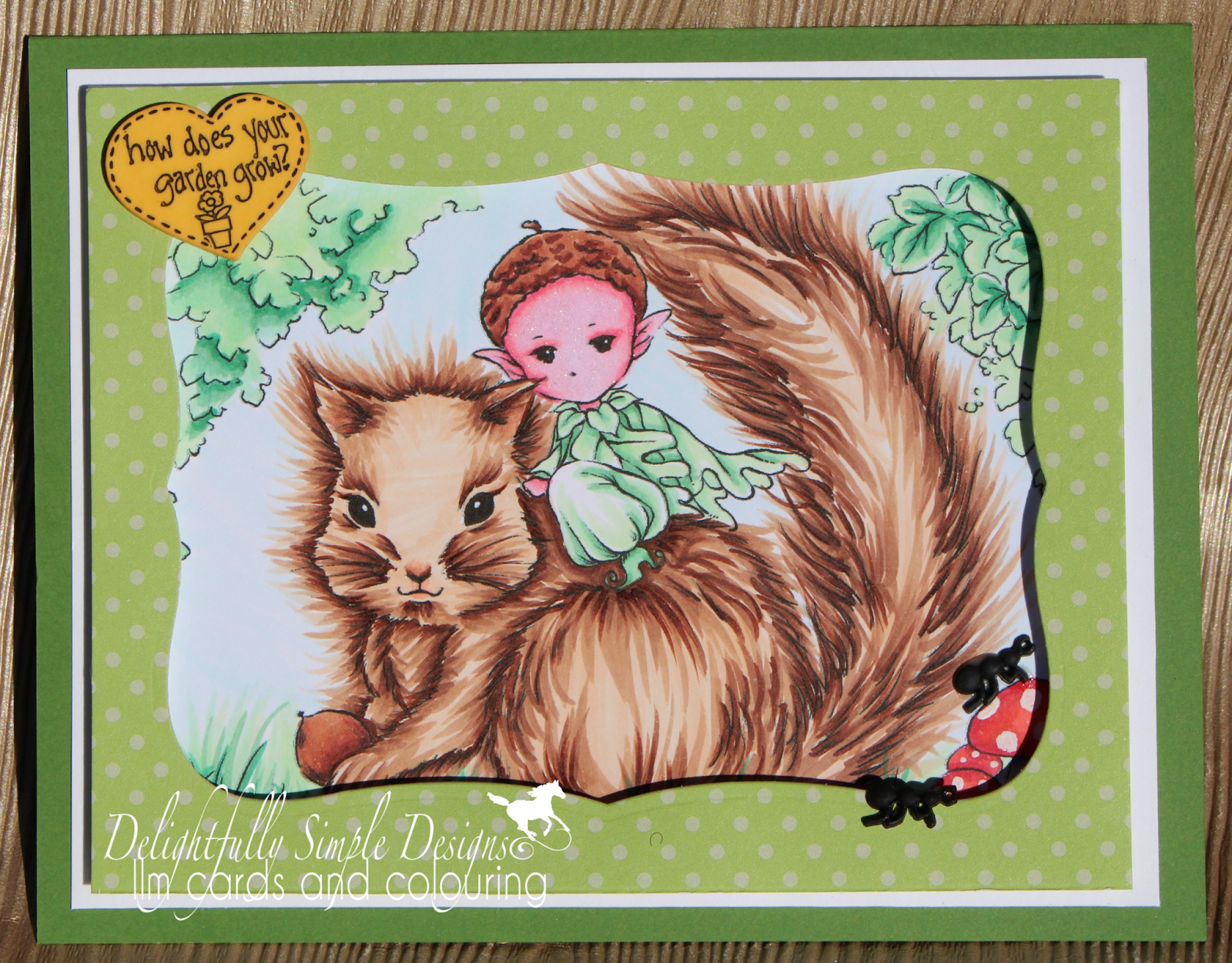 Delightfully Simple Designs: Aurora Wings “Acorn Sprite”