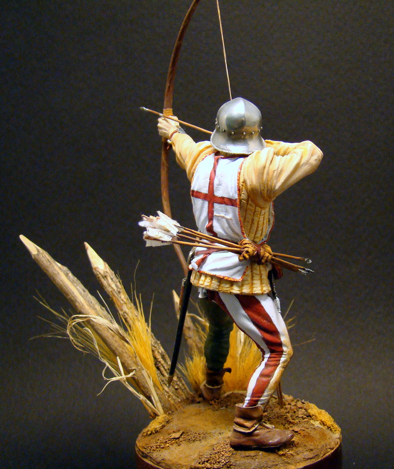 Longbow Archer-Agincourt 1415 (90mm) | planetFigure | Miniatures